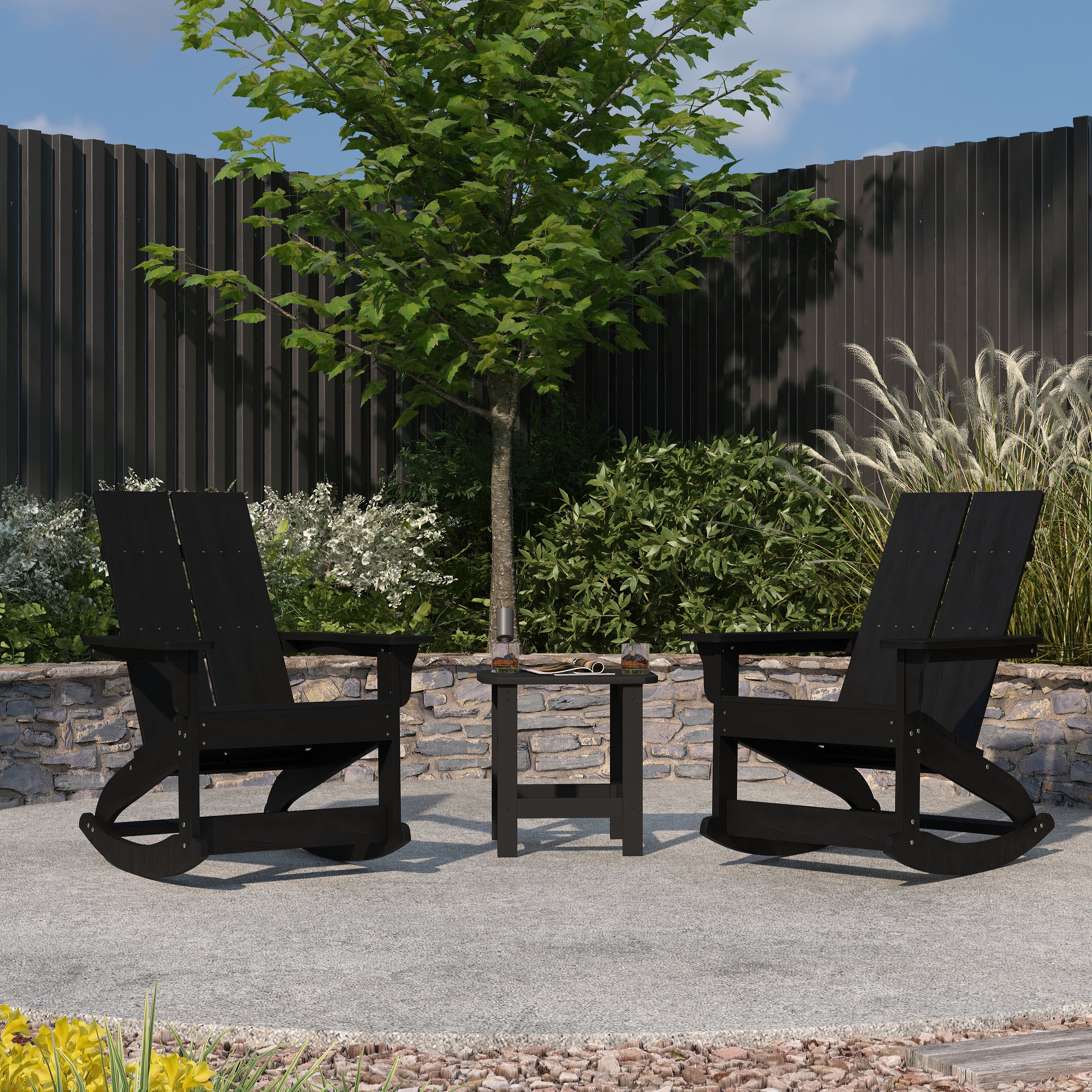 Wellington 3 Piece Patio Furniture Set Includes All-Weather UV Treated